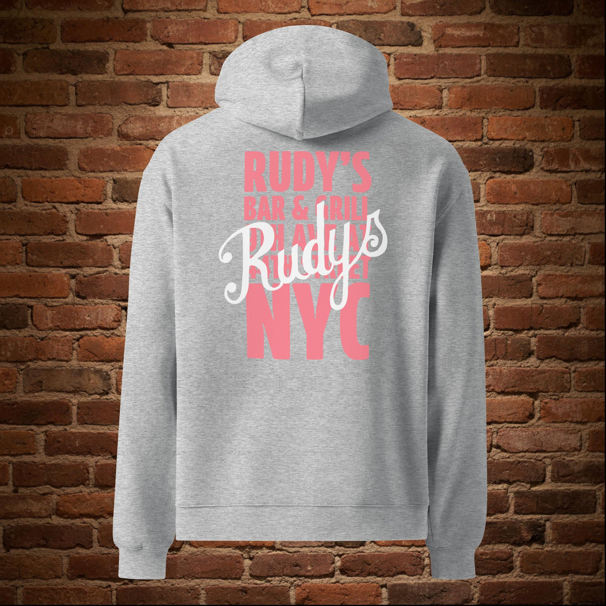 Rudy’s Love Drunk Pig😍😍- Unisex Oversized Hoodie | Rudys Bar & Grill