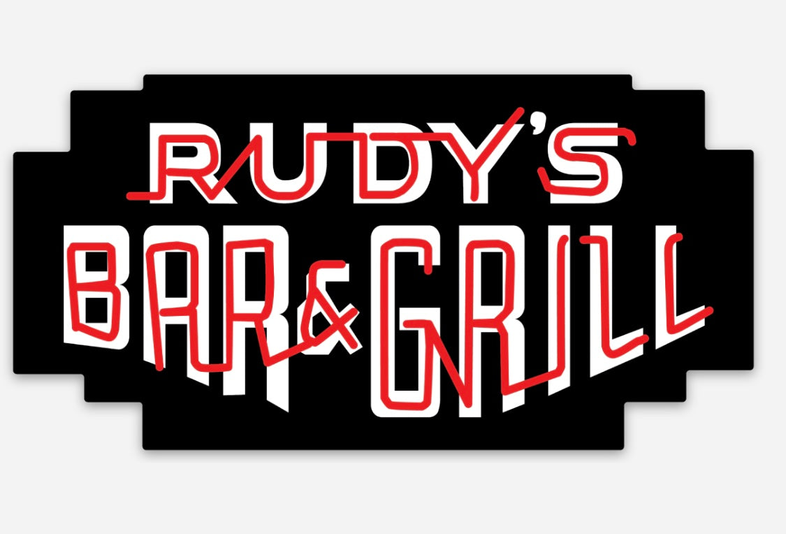 Neon Sign Magnet | Rudys Bar & Grill